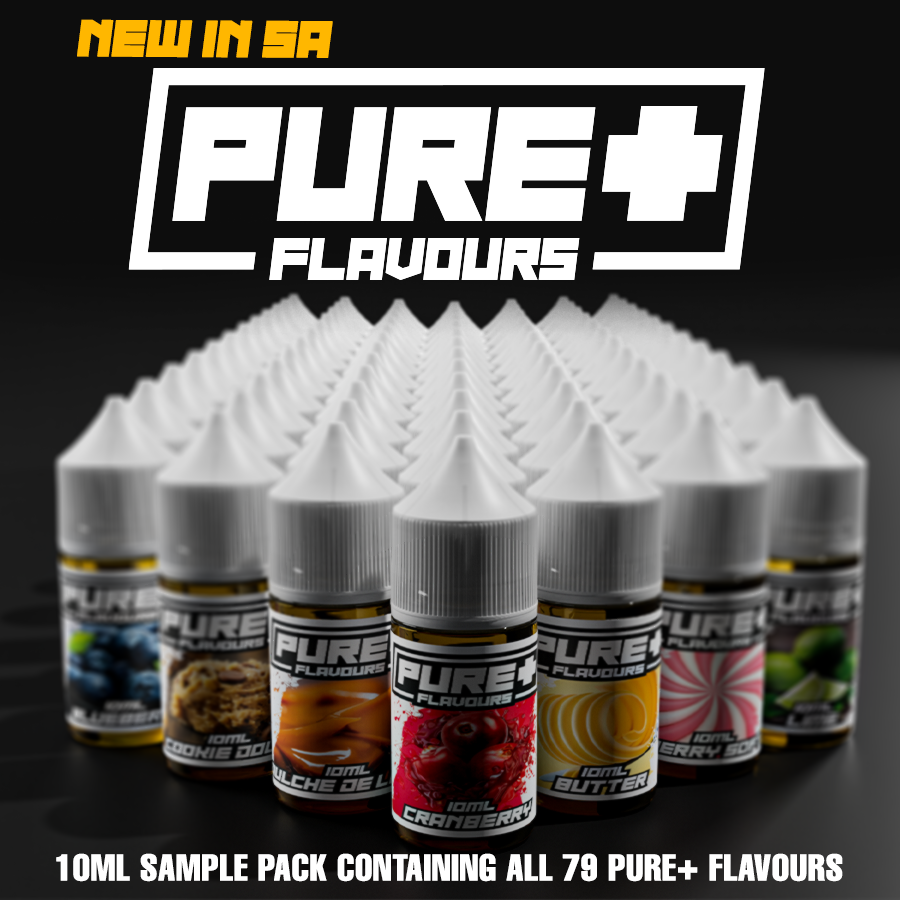 PURE+ Flavours 10ml sample pack (All) – Flawless | Pure+ Nic